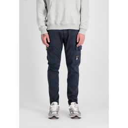 Cargohose Alpha Industries "Petrol Patch Pant", Herren, Gr. 31, Normalgr&ouml;&szlig;en, blau (ultra navy), Obermaterial: 98% Baumwolle, 2% Elastan; Futter: 100% Baumwolle, Hosen Cargohose