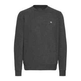 Longpullover Kronstadt "Sweater KSRichards", Herren, Gr. L, grau (charcoal mix), Obermaterial: 60% Baumwolle CO. 40% Polyester PES., Pullover Longpullover