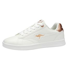Sneaker Kangaroos "K-TEN ADORE", Damen, Gr. 42, wei&szlig;, rose gold, Synthetik, Schuhe Sneaker