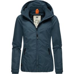 Outdoorjacke Ragwear "&Uuml;bergangsjacke Dizzie", Damen, Gr. XL, blau (petrol24), Obermaterial: 100% Polyester PES. Obermaterial: Futter: 100% Polyester PES. 100% Polyester PES., Jacken Outdoorjacke