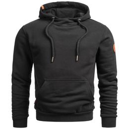 Kapuzenpullover Alessandro Salvarini "Alessandro Salvarini Herren Hoodie AS294", Herren, Gr. 3XL, schwarz, Obermaterial: 65% Baumwolle CO. 35% Polyester PES., Sweatshirts Kapuzenpullover