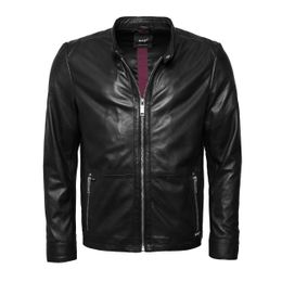 Lederjacke Maze "Lederjacke Brasso", Herren, Gr. XXL, schwarz, Obermaterial: 100% Lammleder LEL. Futter: 100% Baumwolle CO., Jacken Lederjacke