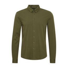 Langarmhemd Casual Friday "Langarmhemd CFArthur", Herren, Gr. XXL, N-Gr, gr&uuml;n (deep depths), Obermaterial: 72% Baumwolle CO. 24% Polyester PES. 4% Elasthan EL., Hemden Langarmhemd