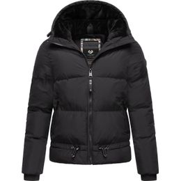 Steppjacke Ragwear "Steppjacke Briony", Damen, Gr. XXL, schwarz, Obermaterial: 100% Polyester PES. Obermaterial: Futter: 100% Polyester PES. 100% Polyester PES., Jacken Steppjacke