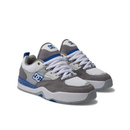 Sneaker DC Shoes "DC Ascend", Herren, Gr. 10 (43), bunt (wei&szlig;, grau, blau), Obermaterial:Obermaterial: Leder (Kuh) / Futter: Textil / Au&szlig;ensohle: Gummi;, Schuhe Sneaker