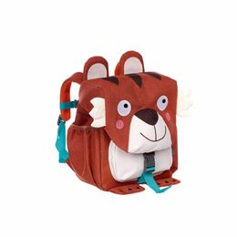 Rucksack Sigikid "Rucksack 8 l", Jungen, Gr. B/H/T: 24cm x 18cm x 28cm, rot (roter tiger), Polyester, Rucks&auml;cke Rucksack