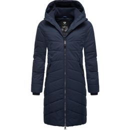 Steppmantel Ragwear "Steppmantel Dizzie Coat", Damen, Gr. S, blau (navy23), Obermaterial: 100% Polyester PES. Obermaterial: Futter: 100% Polyester PES. 100% Polyester PES., M&auml;ntel Steppmantel