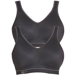 Sport-BH Anita "Sport BH light & firm", Damen, Gr. 85, Cup F, schwarz (schwarz schwarz), Obermaterial: 80% Polyamid PA. 20% Elasthan EL., BHs Sport-BH