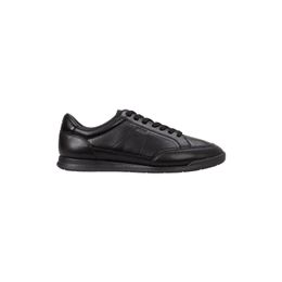 Sneaker BOSS "Sneaker Nitan Lowp bu", Herren, Gr. 41, schwarz, Obermaterial: 100% Rindsleder Leather cow. Futter: 100% Polyester PES. 100% Gummi rubber., Schuhe Sneaker