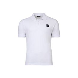 Poloshirt Emporio Armani "Poloshirt ESSENTIAL", Herren, Gr. XL, wei&szlig;, Obermaterial: 100% Baumwolle CO., Shirts Poloshirt