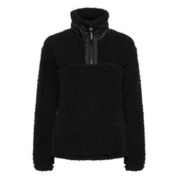 Sweater oxmo "Troyer OXElina", Damen, Gr. M, schwarz, Obermaterial: 100% Polyester PES., Pullover Sweater