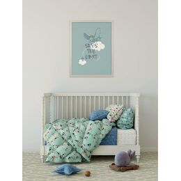 Wandbild Komar "Disney Dumbo Sky`s the Limit", blau (farbe bild(er): blau), Disney, 1 Stk., Vlies, Bilder, Wandbild, 30 x 40 cm (Breite x H&ouml;he) - Kinderzimmer, Dekoration