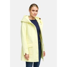 Winterjacke Marikoo "Marikoo Mayleen Damen Softshell Jacke B856", Damen, Gr. S, gelb (pastel gelb), Obermaterial: 95% Polyester PES. 5% Elasthan EL., Jacken Winterjacke