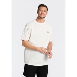 T-Shirt HUGO UNDERWEAR "Roy", Damen, Gr. L (52), natural 101, Jersey, Obermaterial: 95% Baumwolle, 5% Elasthan, normal normal, Rundhals, Shirts T-Shirt