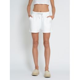 Shorts NASSAU BEACH "Shorts NB231039", Damen, Gr. XXL, US, grau (owhi), Obermaterial: 100% Baumwolle CO., Hosen Shorts