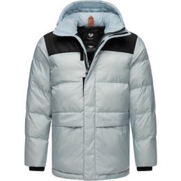 Steppjacke Ragwear "Steppjacke Mikkesh", Herren, Gr. XXL, blau (arctic blau), Obermaterial: 100% Polyester PES. 100% Nylon NY. Obermaterial: Futter: 100% Polyester PES. 100% Polyester PES., Jacken Steppjacke