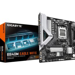 Gigabyte Mainboard "B840M EAGLE WIFI6 Mainboard &ndash; AMD Ryzen 9000 Prozessoren, 5+2+2 Phasen", ohne farbbezeichnung, B:26,8cm H:7,1cm T:27,4cm, Mainboards, Mainboard