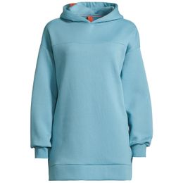 Kapuzenpullover SALZHAUT "Hoodie REEG", Damen, Gr. S, blau (reef), Obermaterial: 80% Baumwolle CO. 20% Polyester PES., Pullover Kapuzenpullover
