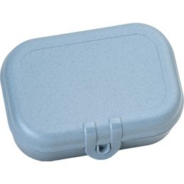 Koziol Pascal S Lunchbox 15,1 cm nature flower blue - Lebensmittelbeh&auml;lter / Vorratsdosen