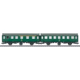 M&auml;rklin Personenwagen M&Auml;RKLIN "M&auml;rklin Personenwagen-Paar - 43175", gr&uuml;n, Modelleisenbahn-Fahrzeuge, KinderB:3,5cm H:5cm L:30,5cm, Kunststoff, Metall, Personenwagen, Made in Europe, B:3,5cm H:5cm L:30,5cm