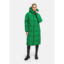 Winterjacke Marikoo "Marikoo Tikoraa Damen lange Winterjacke Steppjacke N102", Damen, Gr. M, gr&uuml;n (smaragd gr&uuml;n), Obermaterial: 100% Polyester PES., Jacken Winterjacke