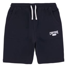 Sweatshorts Converse "RETRO ALL STAR 9" SHORTS", Herren, Gr. S, N-Gr, schwarz (Converse schwarz), Obermaterial: 80% Baumwolle, 20% Polyester, Hosen Sweatshorts, aus Baumwolle und Polyester, sportlicher Stil, f&uuml;r Erwachsene