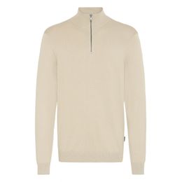 Troyer Blend "Troyer BHDAN", Herren, Gr. XL, grau (plaza taupe), Obermaterial: 70% Viskose CV. 30% Nylon NY., Pullover Troyer
