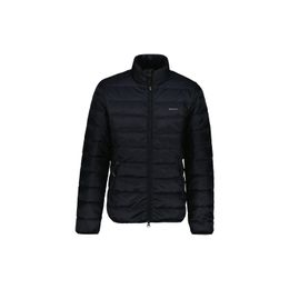 Steppjacke Gant "Steppjacke LIGHT DOWN JACKET", Herren, Gr. XL, schwarz, Obermaterial: 100% Polyester PES. Futter: 100% Polyester PES. 90% Daunen DOWN. 10% Federn FEATHER., Jacken Steppjacke