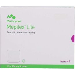 Mepilex Lite Schaumverband 15x15 cm steril 5 St