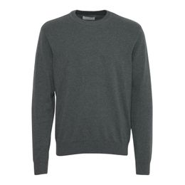 Strickfleece-Pullover Casual Friday "Strickpullover CFKarl", Herren, Gr. XXL, grau (pewter mix), Obermaterial: 100% Baumwolle CO., Pullover Strickfleece-Pullover