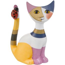 Sammelfigur Goebel "Figur Rosina Wachtmeister - "Piccola coccinella", bunt, B:3,5cm H:8cm T:6cm, Biskuitporzellan, Dekofiguren, Sammelfigur, Katze
