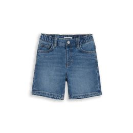 Jeansshorts Tom Tailor, Jungen, Gr. 128, N-Gr, used mid stone blau denim, Denim/Jeans, Obermaterial: 98% Baumwolle, 2% Elasthan. Futter: 100% Baumwolle, unifarben, regular fit ca. Mitte Oberschenkel, Jeans Jeansshorts, im Five-Pocket Style