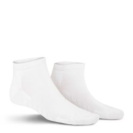 Sneakersocken Kunert "Sneaker Fresh Up", Herren, Gr. 39-42, wei&szlig; (wei&szlig; 0010), Obermaterial: 62% Baumwolle CO. 36% Polyamid PA. 2% Elasthan EL., Socken Sneakersocken