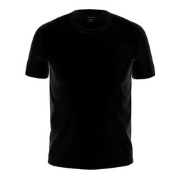 Unterhemd Ammann "T-Shirt Day Modern / Micro Modal", Herren, Gr. XL, N-Gr, schwarz, Obermaterial: 93% Modal CMD. 7% Elasthan EL., Unterhemden Unterhemd