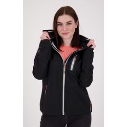 Softshelljacke LPO "Damen Softshelljacke Vanessa", Damen, Gr. 40 (M), schwarz (900, schwarzschwarz), Webware: Softshell - 100% PES, 3-Lg-Laminat; Innen: Netz - 100% PES, Jacken Softshelljacke