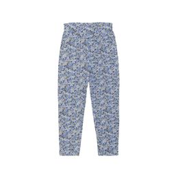Relaxhose Minymo "Relaxhose MIPants AOP", M&auml;dchen, Gr. 98, N-Gr, blau (true blau), Obermaterial: 48% Modal CMD. 48% Baumwolle CO. 4% Elasthan EL., Hosen Relaxhose