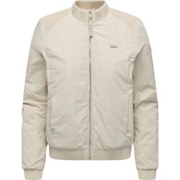 Bomberjacke Ragwear "Bomberjacke Chenna Warm YOUMODO", Damen, Gr. M, beige (ecru), Obermaterial: 100% Nylon NY. Obermaterial: Futter: 100% Polyester PES. 100% Polyester PES., Jacken Bomberjacke