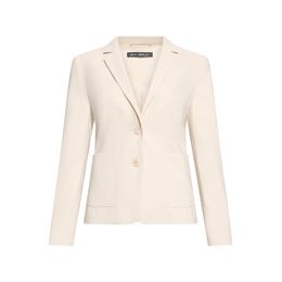Jackenblazer Betty Barclay "Blazer-Jacke langarm", Damen, Gr. 36, grau beige, Obermaterial: 86% Polyester PES. 14% Elasthan EL., Blazer Jackenblazer