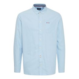 Businesshemd FQ1924 "Businesshemd FQSTEVEN oxford LS shirt", Herren, Gr. S, N-Gr, blau (nautical blau), Obermaterial: 100% Baumwolle CO., Hemden Businesshemd