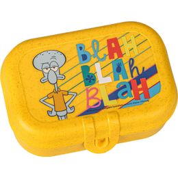 Koziol Pascal Ready Mini SpongeBob Squidward Lunchbox Set 3 teilig organic honey yellow - Lebensmittelbeh&auml;lter / Vorratsdosen