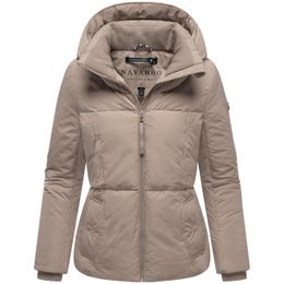 Winterjacke Navahoo "Winterjacke Fl&uuml;sterfee 14", Damen, Gr. L, beige (taupe grau), Obermaterial: 100% Polyester PES. Obermaterial: Futter: 100% Polyester PES. 100% Polyester PES., Jacken Winterjacke