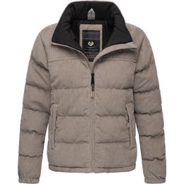 Cordjacke Ragwear "Cordjacke Uxia", Damen, Gr. L, beige (bone), Obermaterial: 100% Baumwolle CO. Obermaterial: Futter: 100% Polyester PES. 100% Polyester PES., Jacken Cordjacke