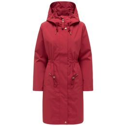 Outdoorjacke Marikoo "Marikoo Zilandaa Damen Parka N136", Damen, Gr. L, rot (velvet rot), Obermaterial: 100% Polyester PES., Jacken Outdoorjacke