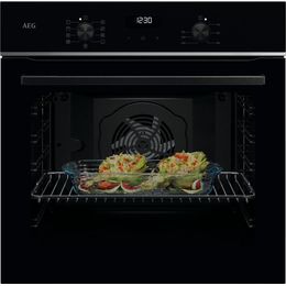 AEG Backofen-Set "HH24BSISML", Energieeffizienz: A+, schwarz, Herdsets, AEG SaphirMatt 10&times; Kratzresistenz & Anti‑Fingerprint, Made in Germany, Backofen-Set