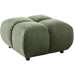 Polsterhocker Home Affaire "Cozy Bubble, mit eleganter Steppung, weich gepolstert, 73x73 cm", turtle, B:73cm H:41cm T:73cm, 100% Polyester, Hocker, Polsterhocker, passend zum Sofa und dem drehbaren Sessel der Graceland-Serie
