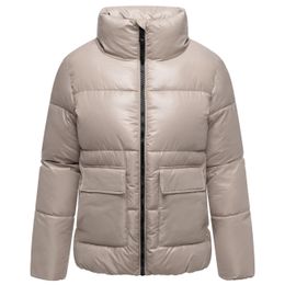 Kurzjacke Navahoo "Kurzjacke Eispracht 14", Damen, Gr. XXL, beige (light taupe), Obermaterial: 100% Polyester PES. Obermaterial: Futter: 100% Polyester PES. 100% Polyester PES., Jacken Kurzjacke
