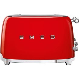 Smeg Toaster "TSF03RDEU", rot, B:33cm H:20cm T:30cm, Toaster, Toaster