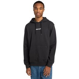 Hoodie Element "Simple Logo", Herren, Gr. S, schwarz (off schwarz), Obermaterial: 70% Walkfrottier, 30% Walkfrottier;, Sweatshirts Hoodie