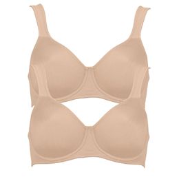 B&uuml;gel-BH Anita "B&uuml;gel BH Twin", Damen, Gr. 90, Cup F, beige (beige beige), Obermaterial: 70% Polyamid PA. 30% Elasthan EL., BHs B&uuml;gel-BH