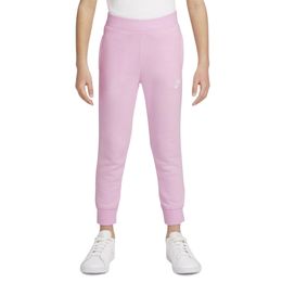Jogginghose Nike Sportswear, M&auml;dchen, Gr. 116 (6), N-Gr, pink (pink foam), Obermaterial: 60% Baumwolle, 40% Polyester, Hosen Jogginghose, f&uuml;r Kinder